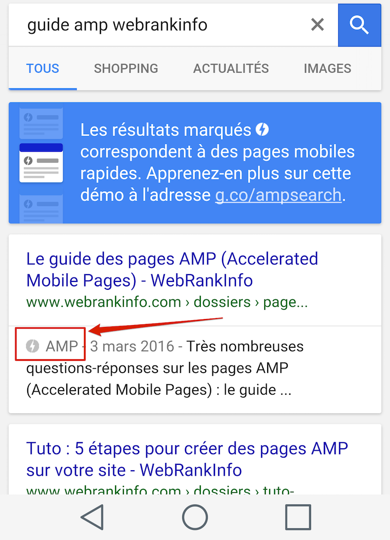 Pages AMP (Accelerated Mobile Pages) : guide ultime SEO WebRankInfo