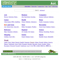 L'annuaire DMOZ (Open Directory) : www.dmoz.org