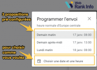 Voici comment programmer l'envoi d'un mail sur Gmail