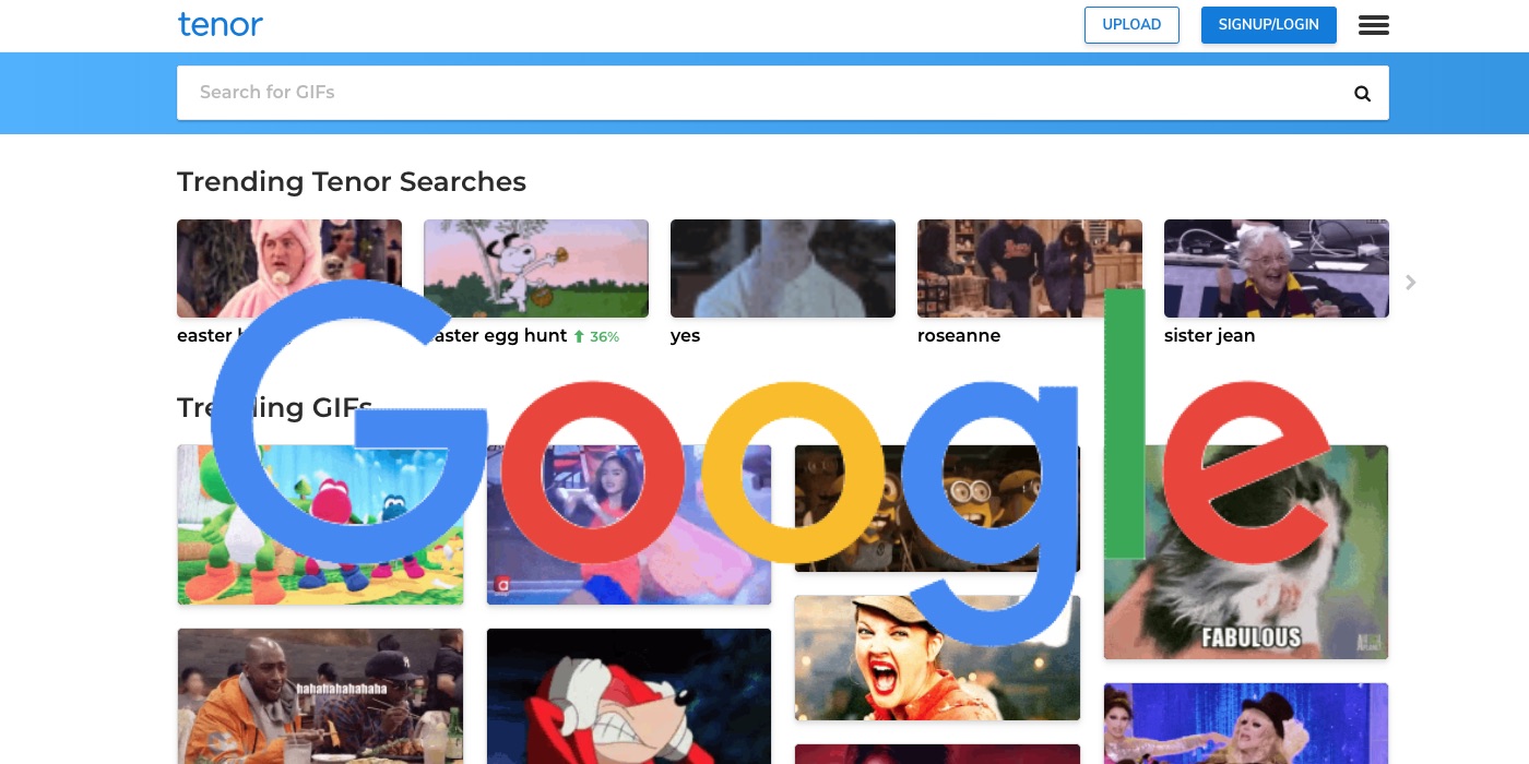 Google rachète Tenor (recherche de GIF) | Forum WebRankInfo