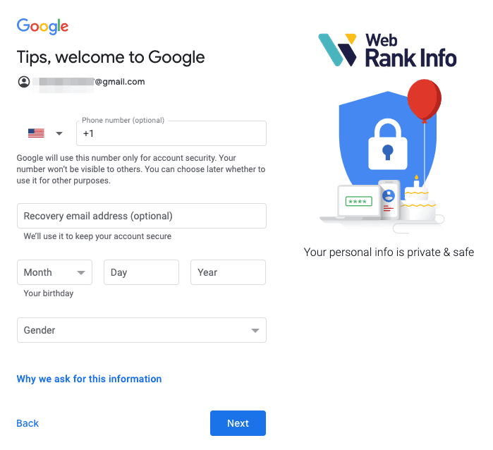 How To Create A Free Gmail Address Google Mailbox Account 