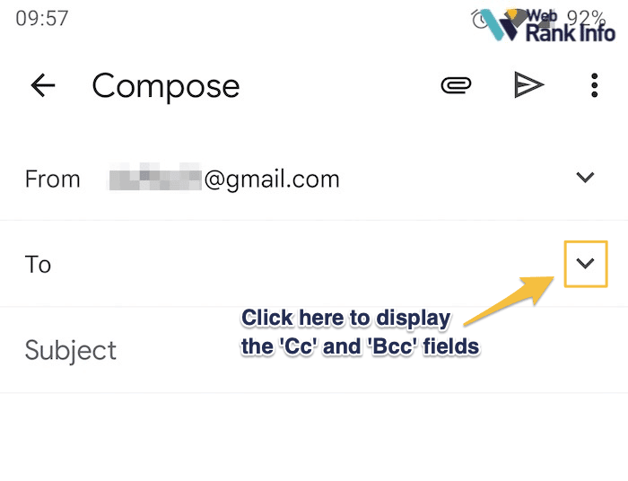 How To Send An Email As A Blind Copy Gmail Cc And Bcc How To Send An Email As A Blind Copy Gmail Cc And Bcc